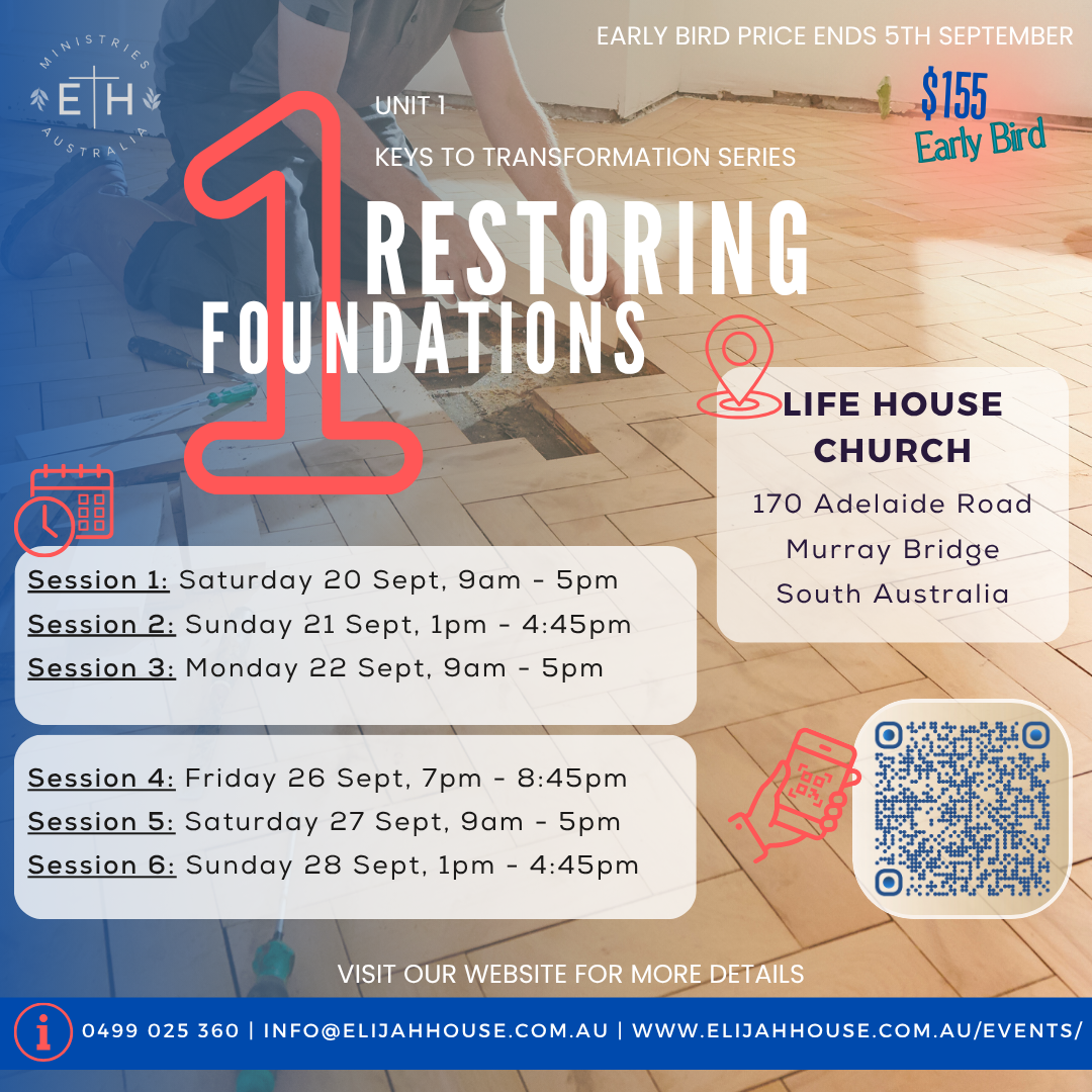 Events – Elijah House Australia