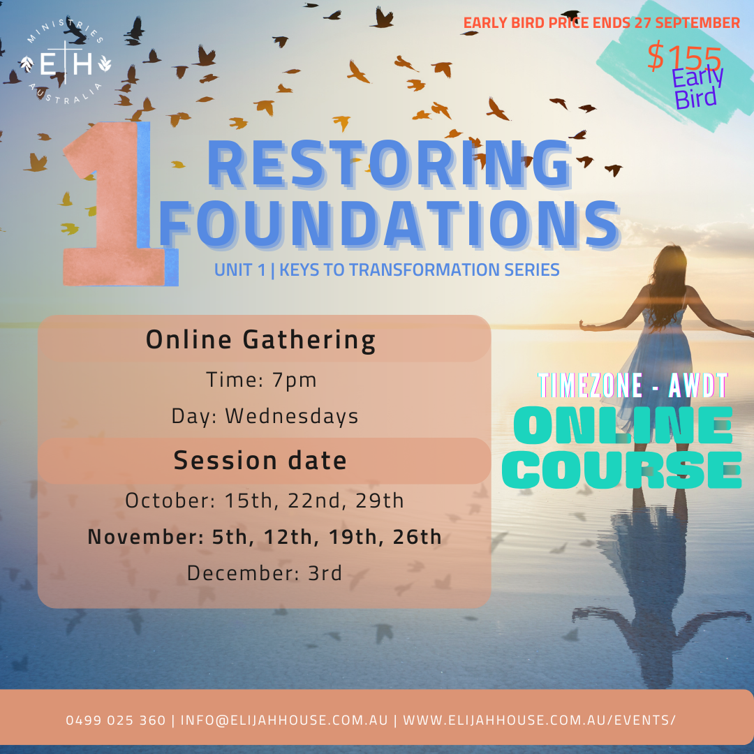 Events – Elijah House Australia