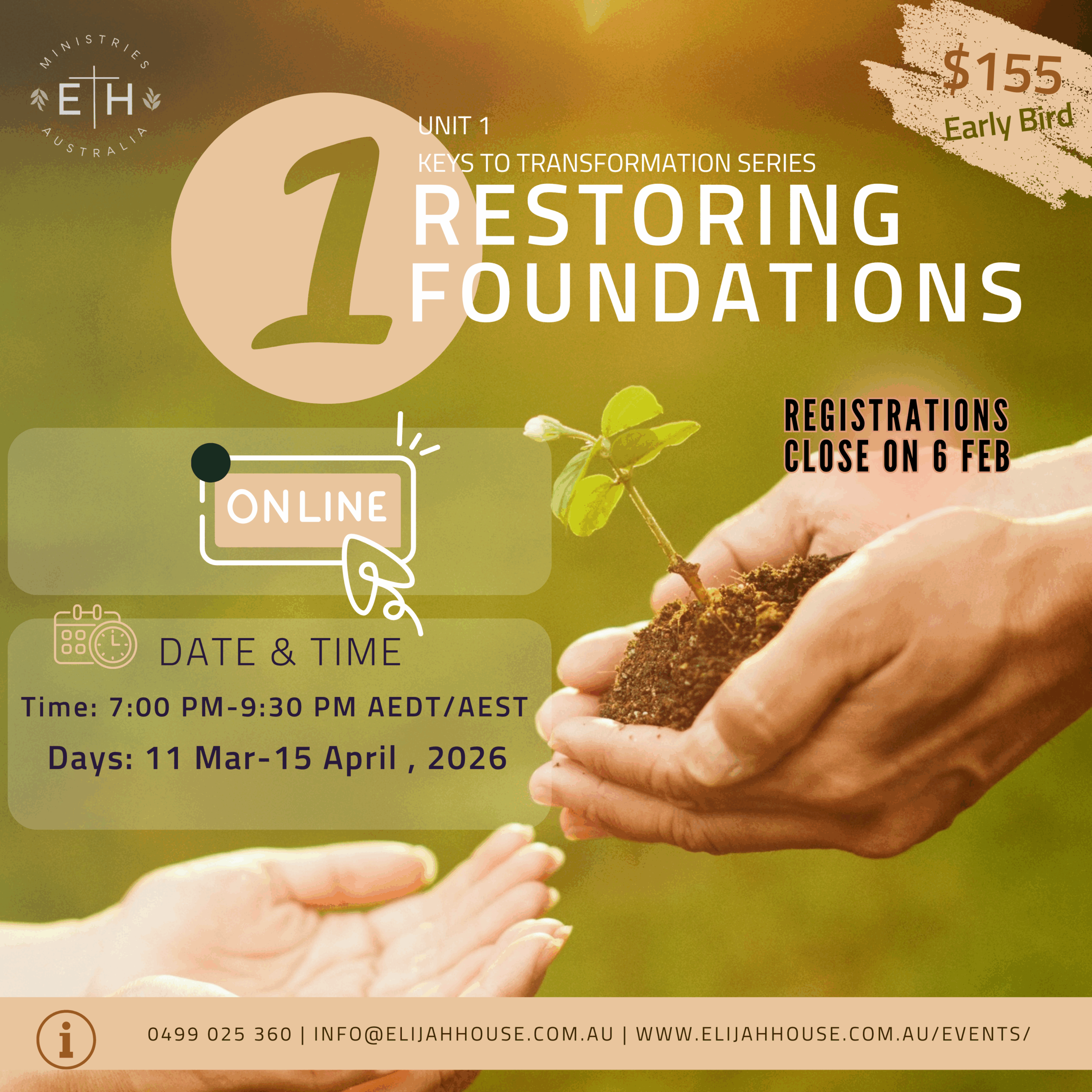 Events – Elijah House Australia